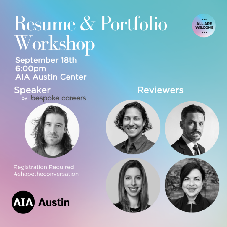 Events from January 23 – July 11 – AIA Austin Calendar